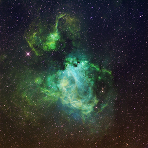 Omega Nebula - SHO edit 1 | Telescope Live